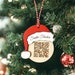 Santa Tracker Barcode Ornament - Etsy