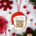 Santa Tracker Barcode Ornament - Etsy