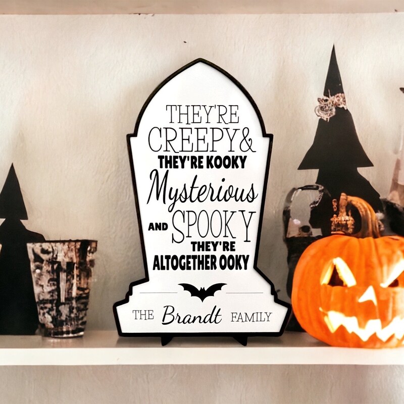 Addams Family Decor - Etsy