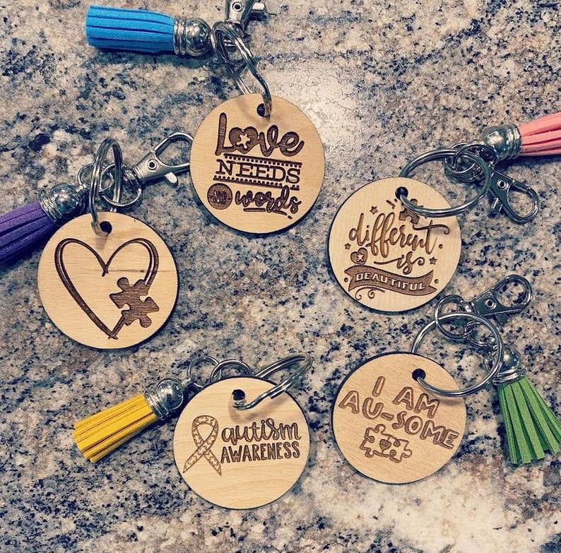 Autism Keychains, Autism Awareness, Keychains, Be Kind - Etsy
