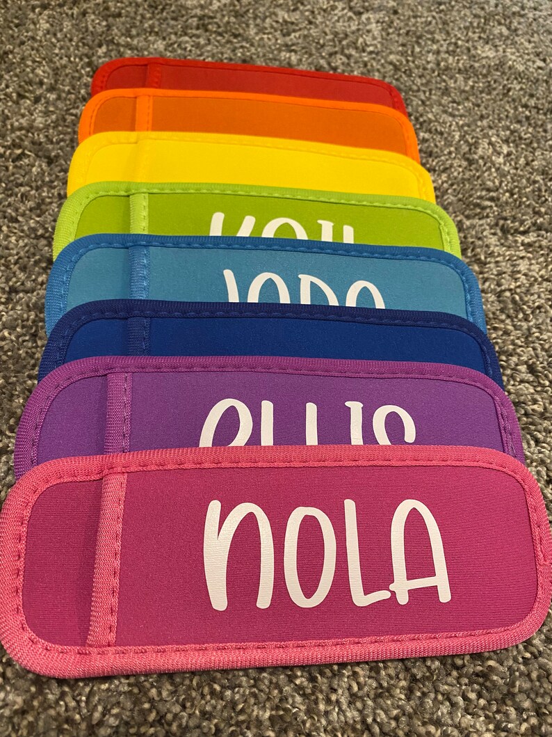Popsicle Sleeve Ice Pop Holder Party Favor Personalized - Etsy