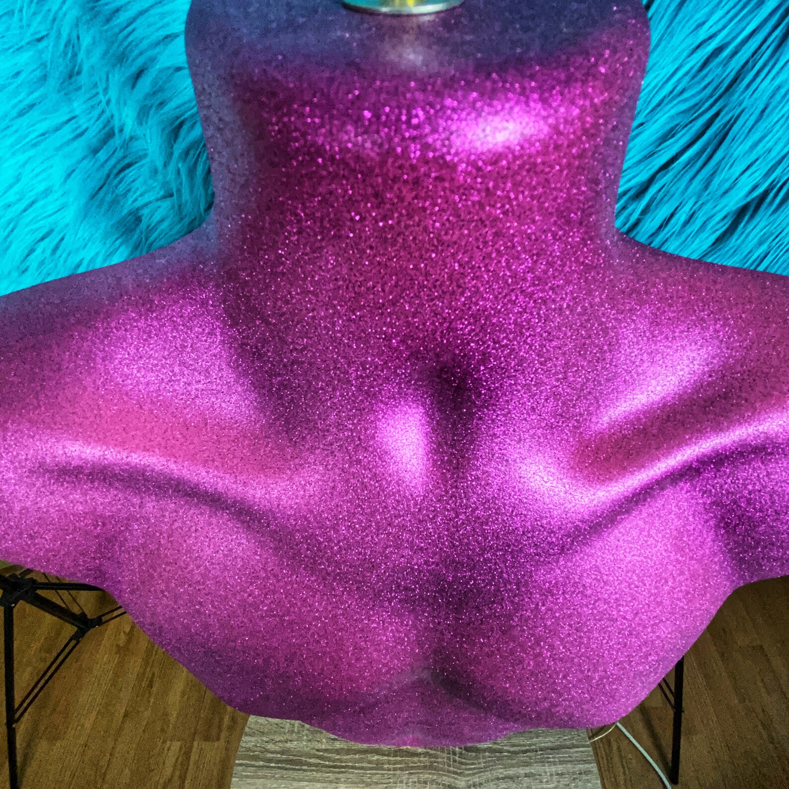 Uncanny Valley Half Bust Mannequin Lamp in Fuchsia With - Etsy