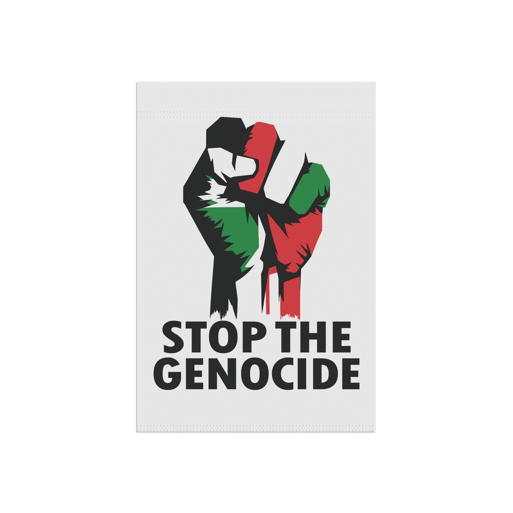 Stop the Genocide Garden & House Banner, Human Rights Sign, Free ...