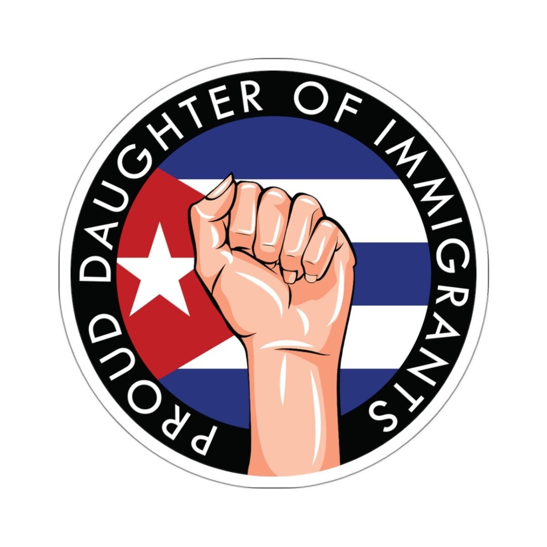 Proud Daughter of Immigrants Kiss-cut Sticker, Anti Racism, Immigration ...