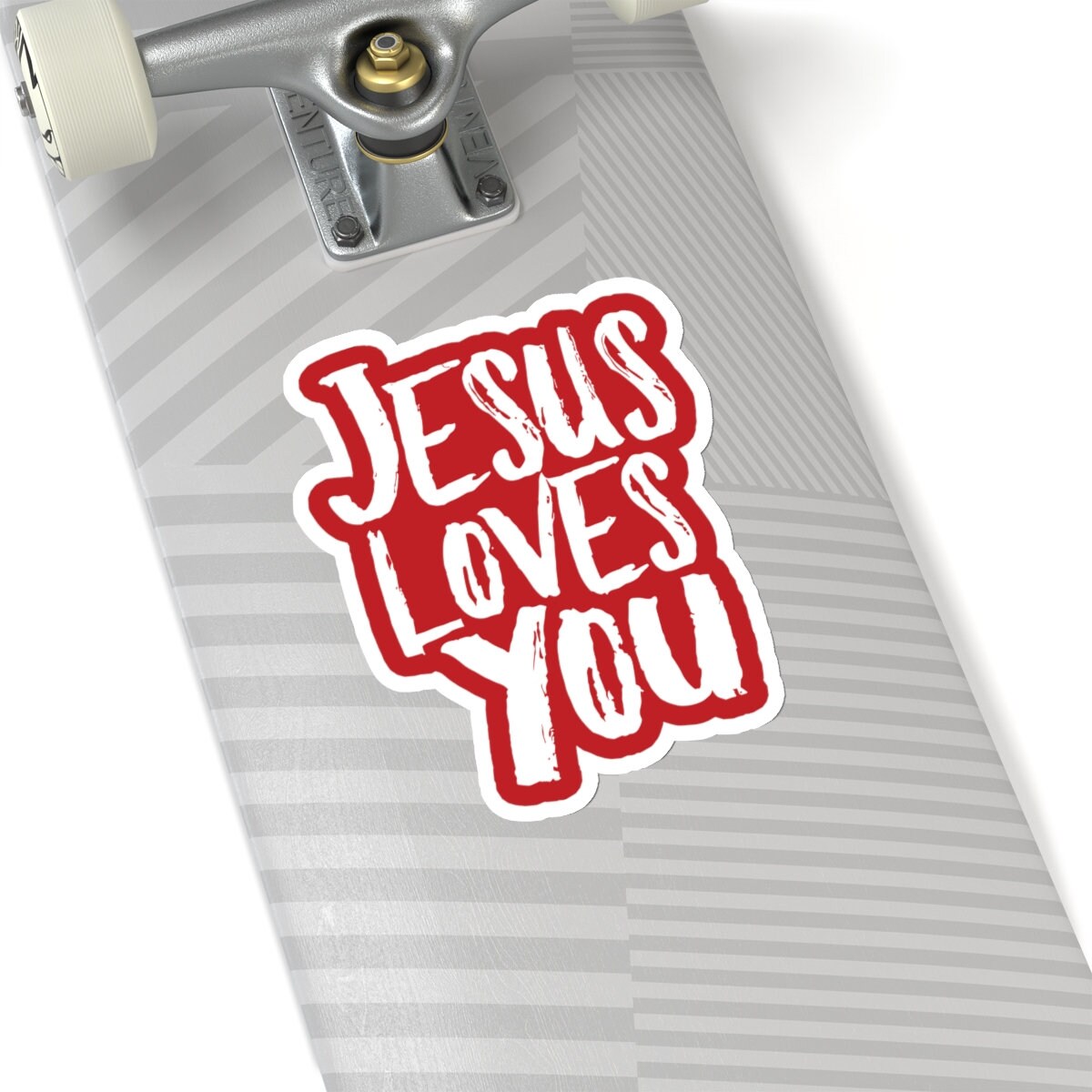 Christian Jesus Kiss-cut Sticker, Jesus Loves You Sticker, Seek Jesus ...