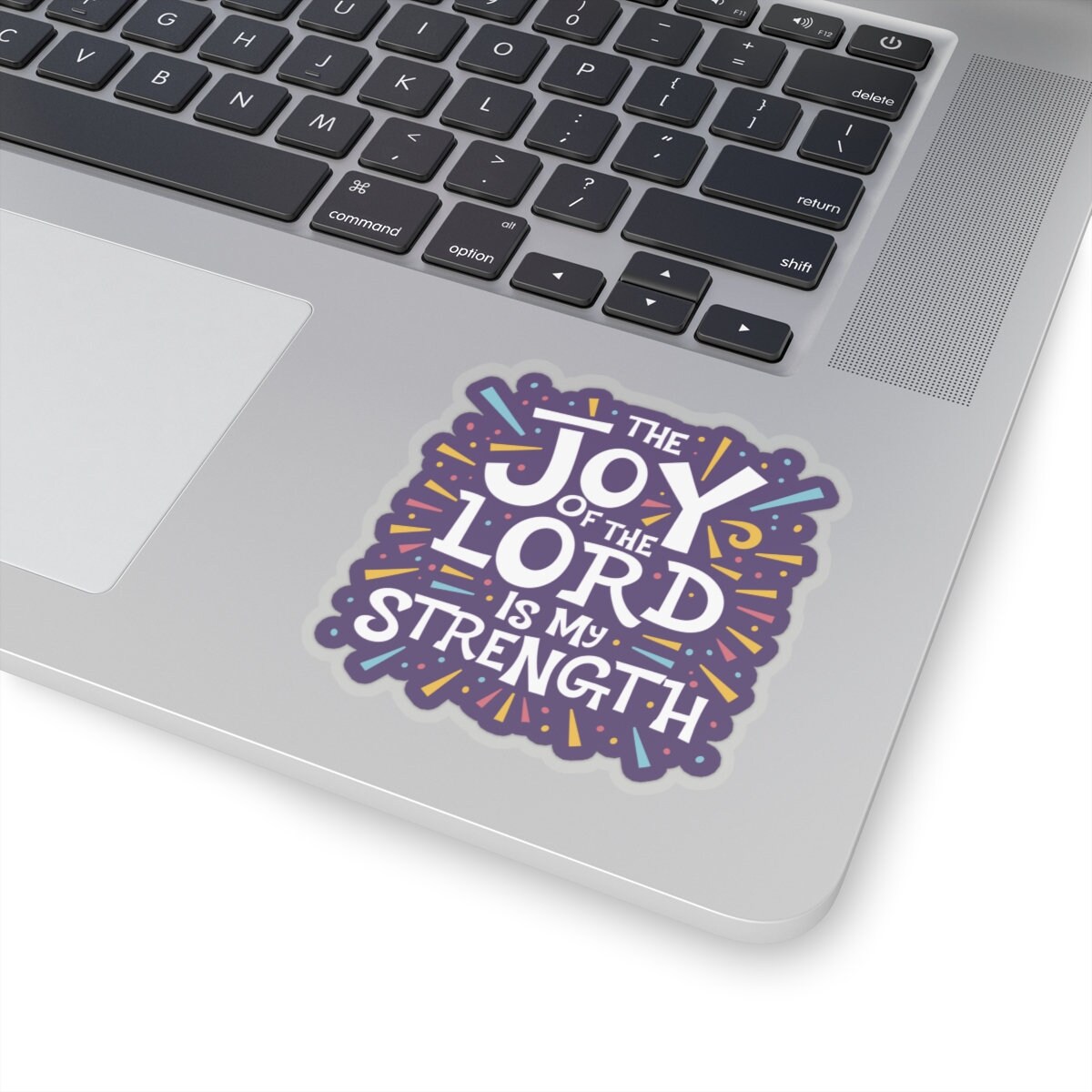 Christian Jesus Kiss-cut Sticker, the Joy of the Lord is My Strength ...