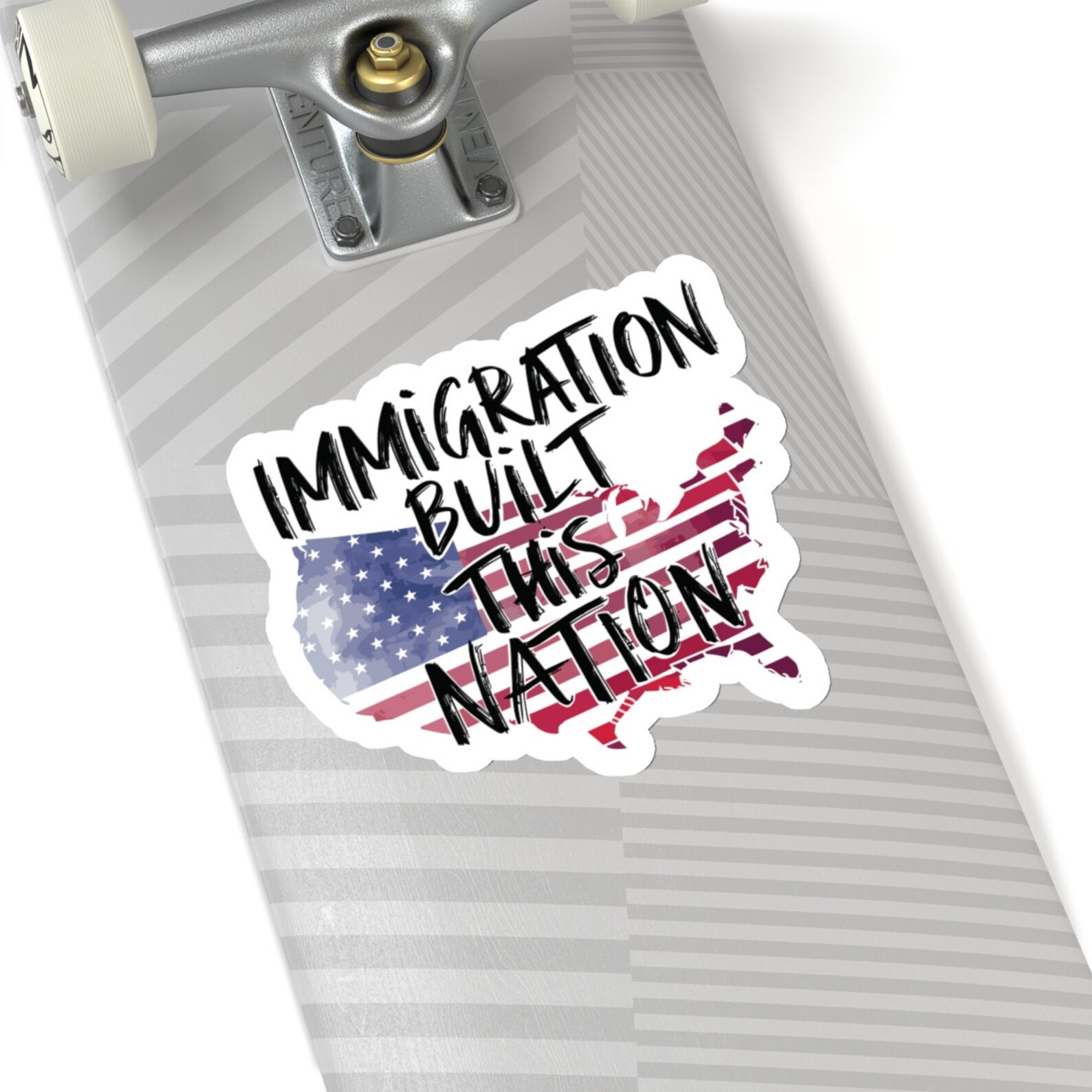 Immigration Kiss-cut Sticker, Immigration Built This Nation, Migration ...