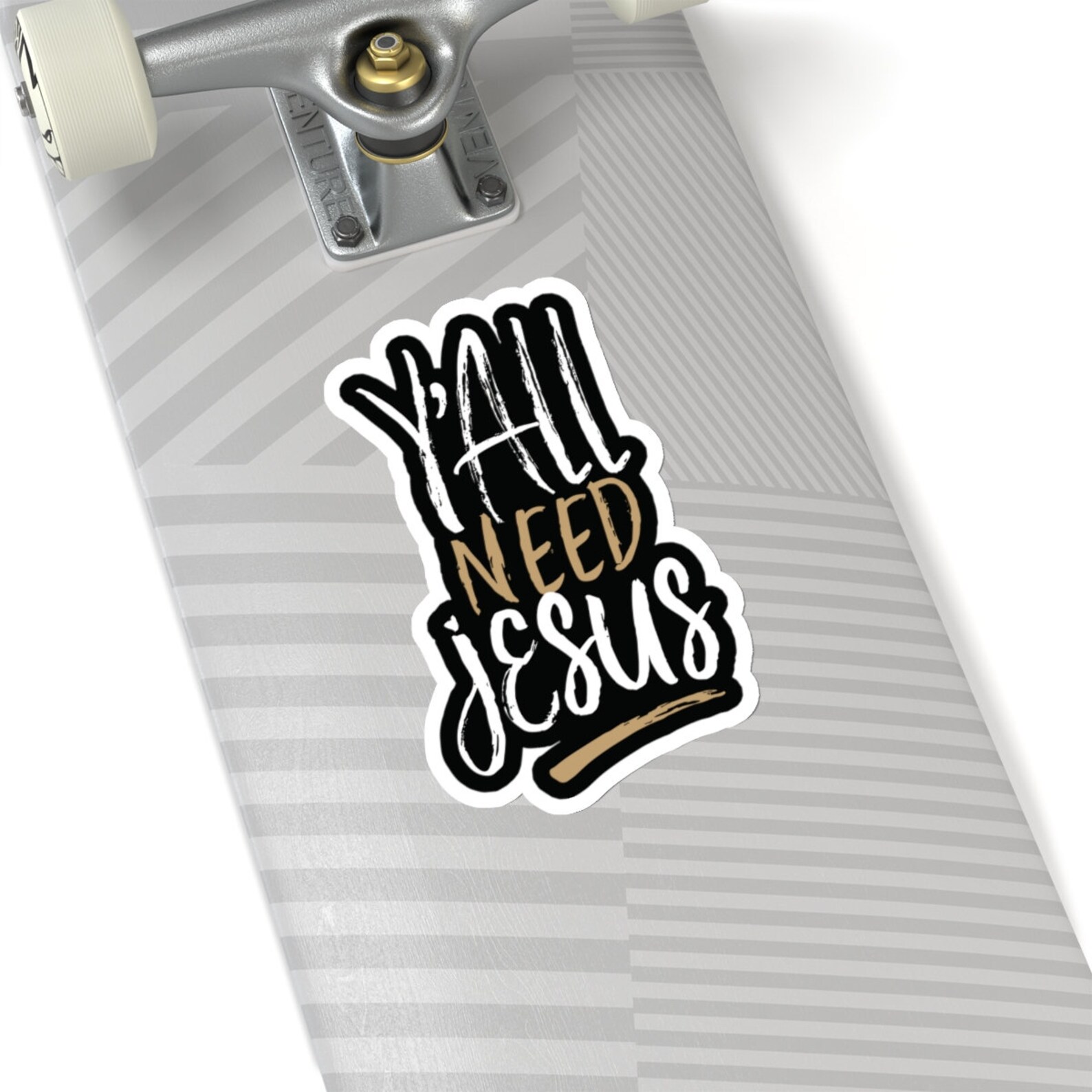Christian Jesus Kiss-cut Sticker, Y'all Need Jesus Sticker, Seek Jesus ...