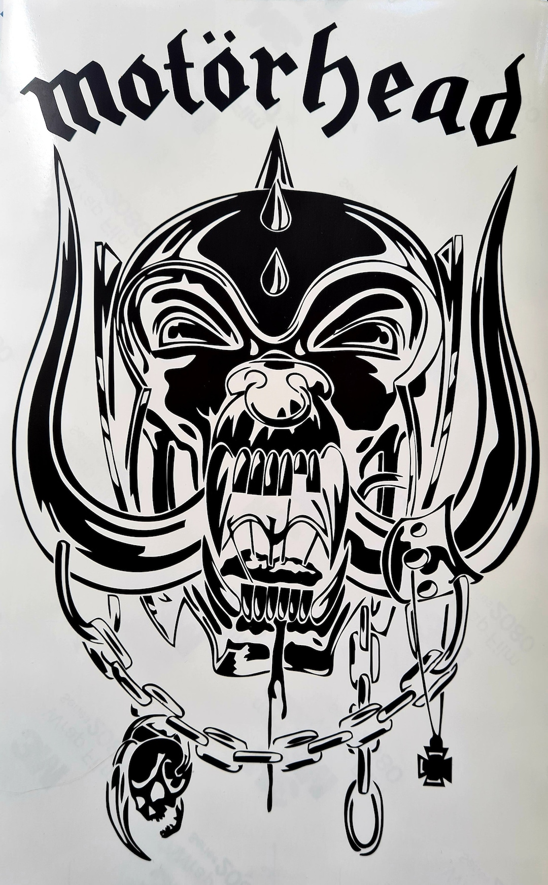 Motorhead Snaggletooth Sticker - Etsy UK