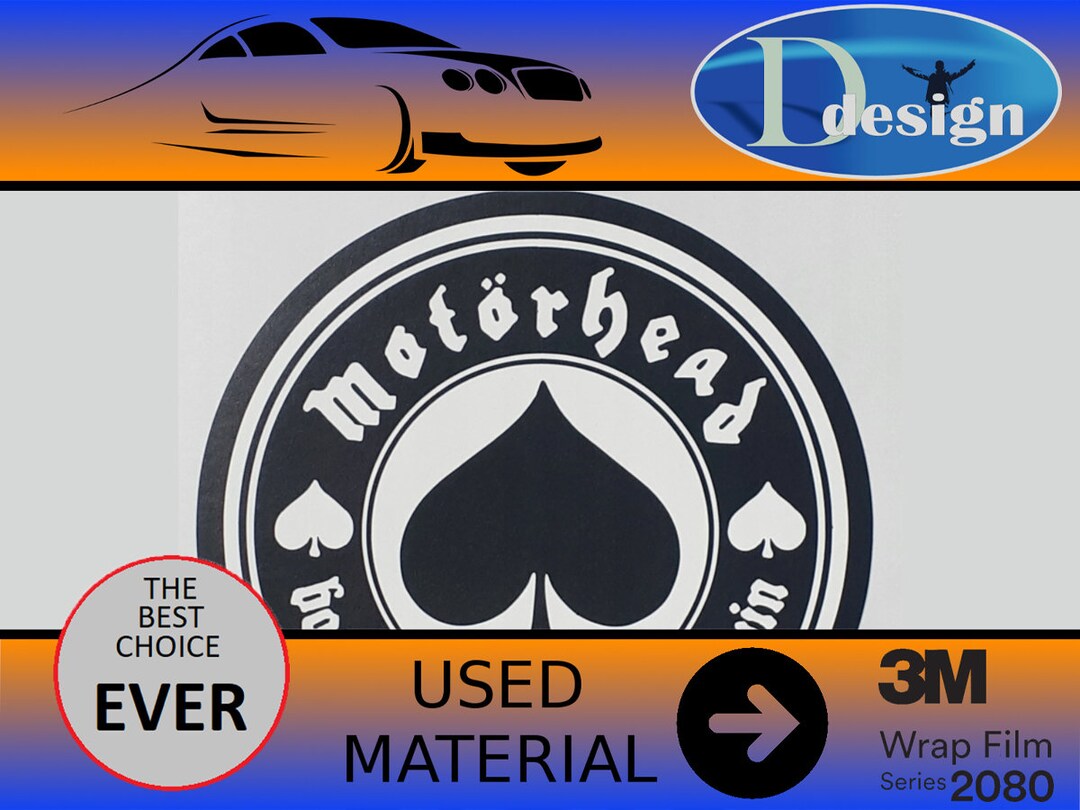 Motorhead 15 Cm X 15 Cm High Quality Wrap Film Sticker - Etsy