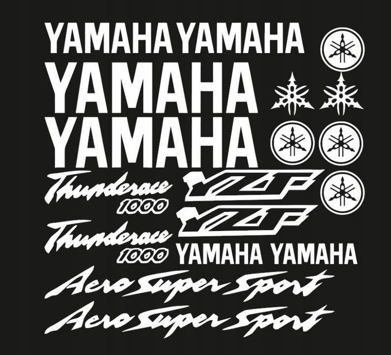 Motorbike Stickers 18 Pieces Set - Etsy