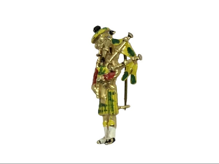 Bagpipe Brooch Woman Playing Vintage Pin Jewelry - Etsy