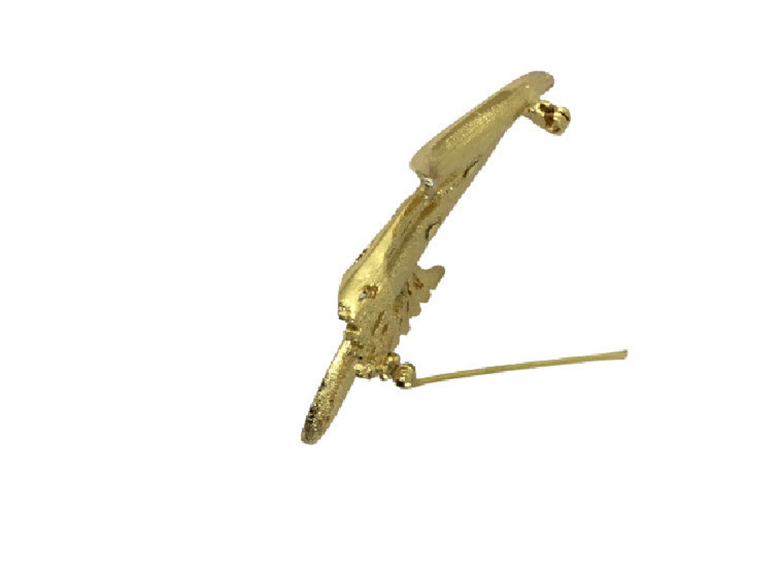 Vendome Brooch Gold Tone Feather Flower Pin Jewelry Rare - Etsy