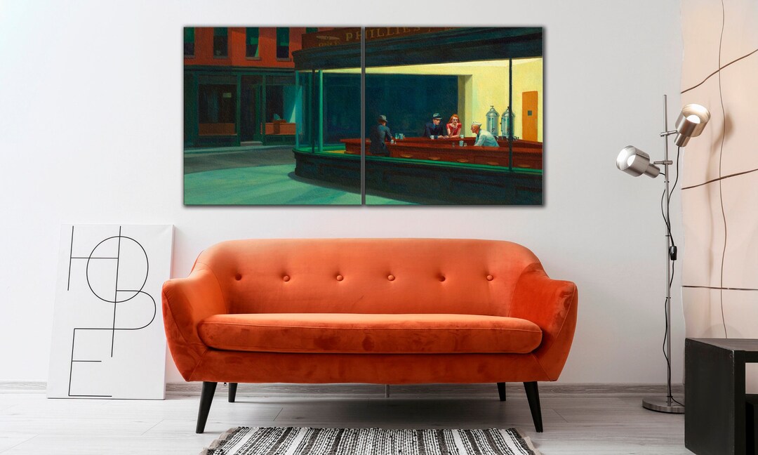 Edward Hopper Nighthawks Buffet Wall Art Edward Hopper Nighthawks Art ...