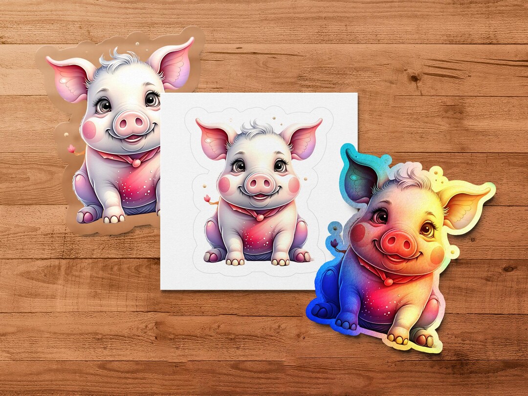 Baby Pig Clipart, Cute Baby Animal Clipart, Baby Nursery Clipart, Farm ...