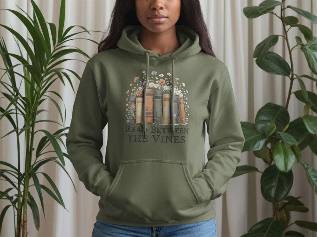 Read Between the Vines PNG, Books Png, Floral Books Png, Book Lover Png ...