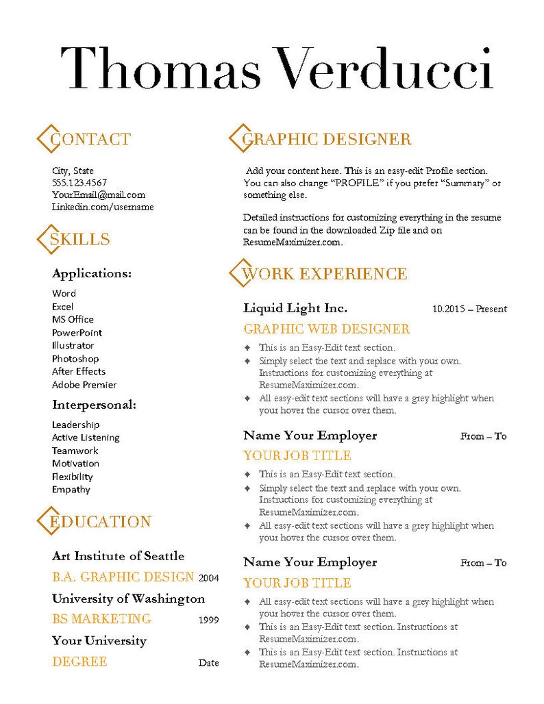 diamond-ats-ready-resume-template-is-a-professionally-etsy