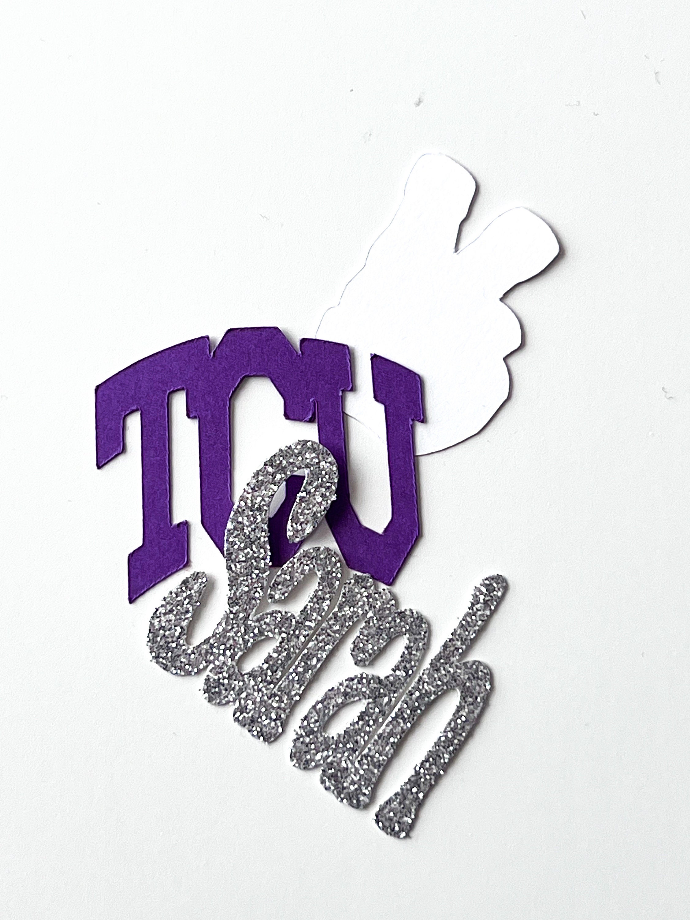 TCU College Inspired Confetti, Graduation Party, College Graduation| - Etsy