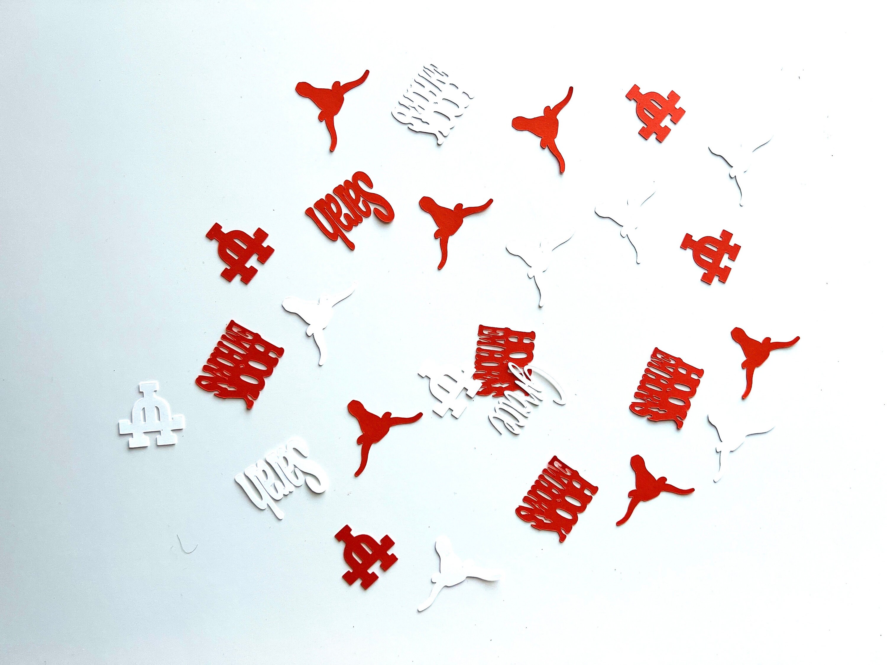 Texas Longhorn Inspired College Confetti |graduation Party | College ...
