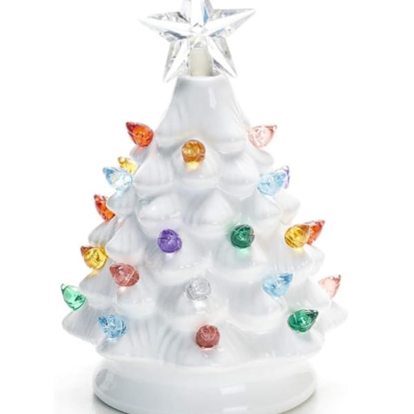 Ceramic Light up Christmas Tree - Etsy