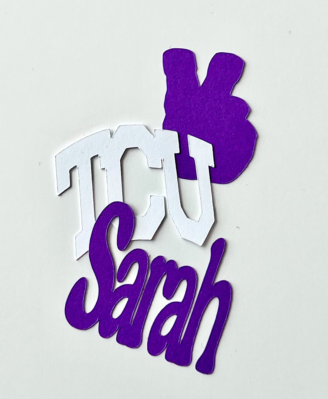 TCU College Inspired Confetti, Graduation Party, College Graduation - Etsy
