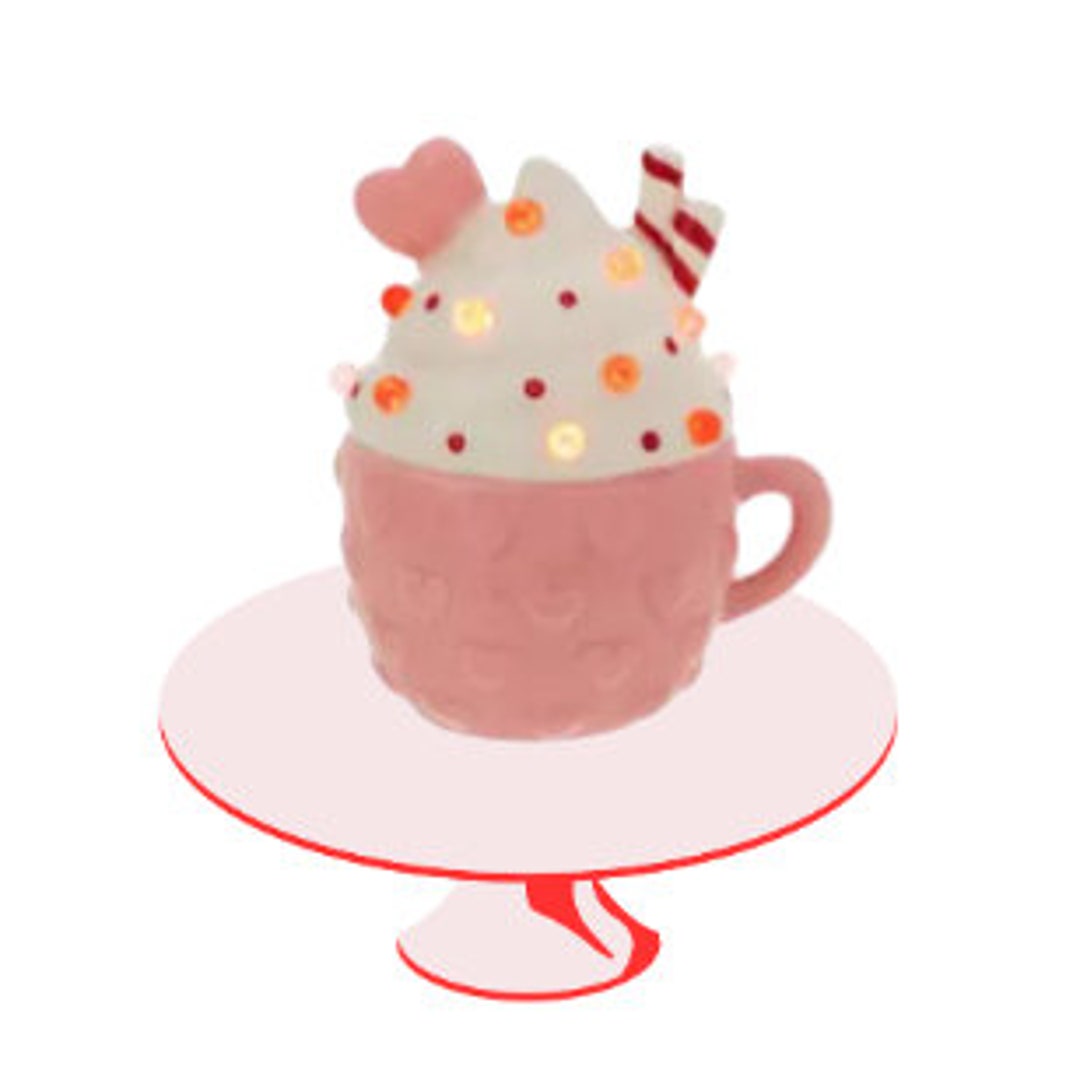 Valentine's Day Hot Cocoa Light up Mug Ceramic Mug Light up Mug - Etsy