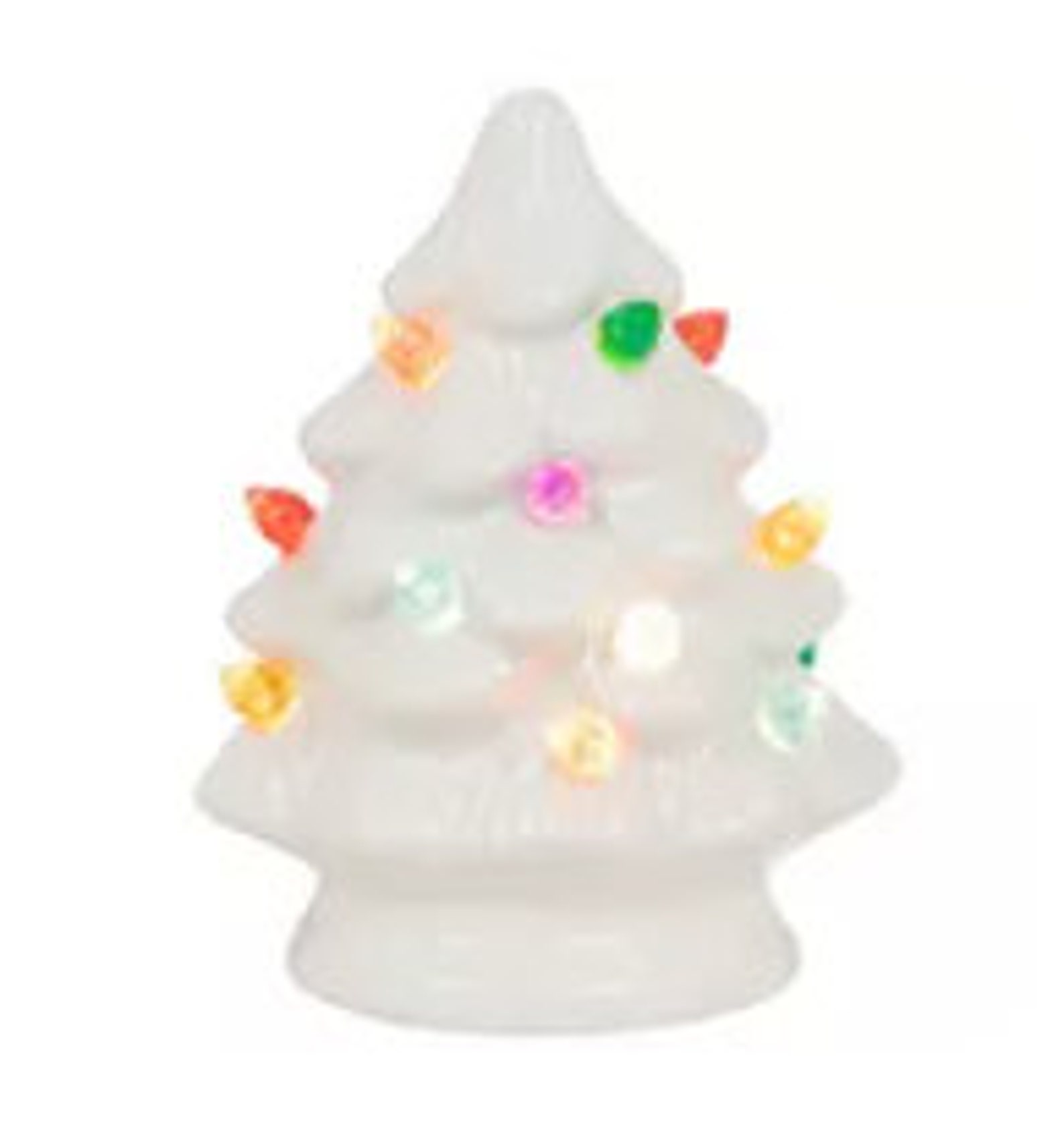 Mini Ceramic Light up Christmas Tree - Etsy