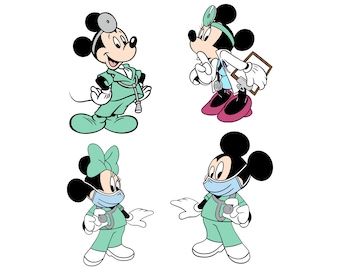 Mickey Mouse Doctor - Etsy