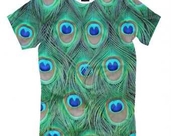 Peacock Shirt | Etsy