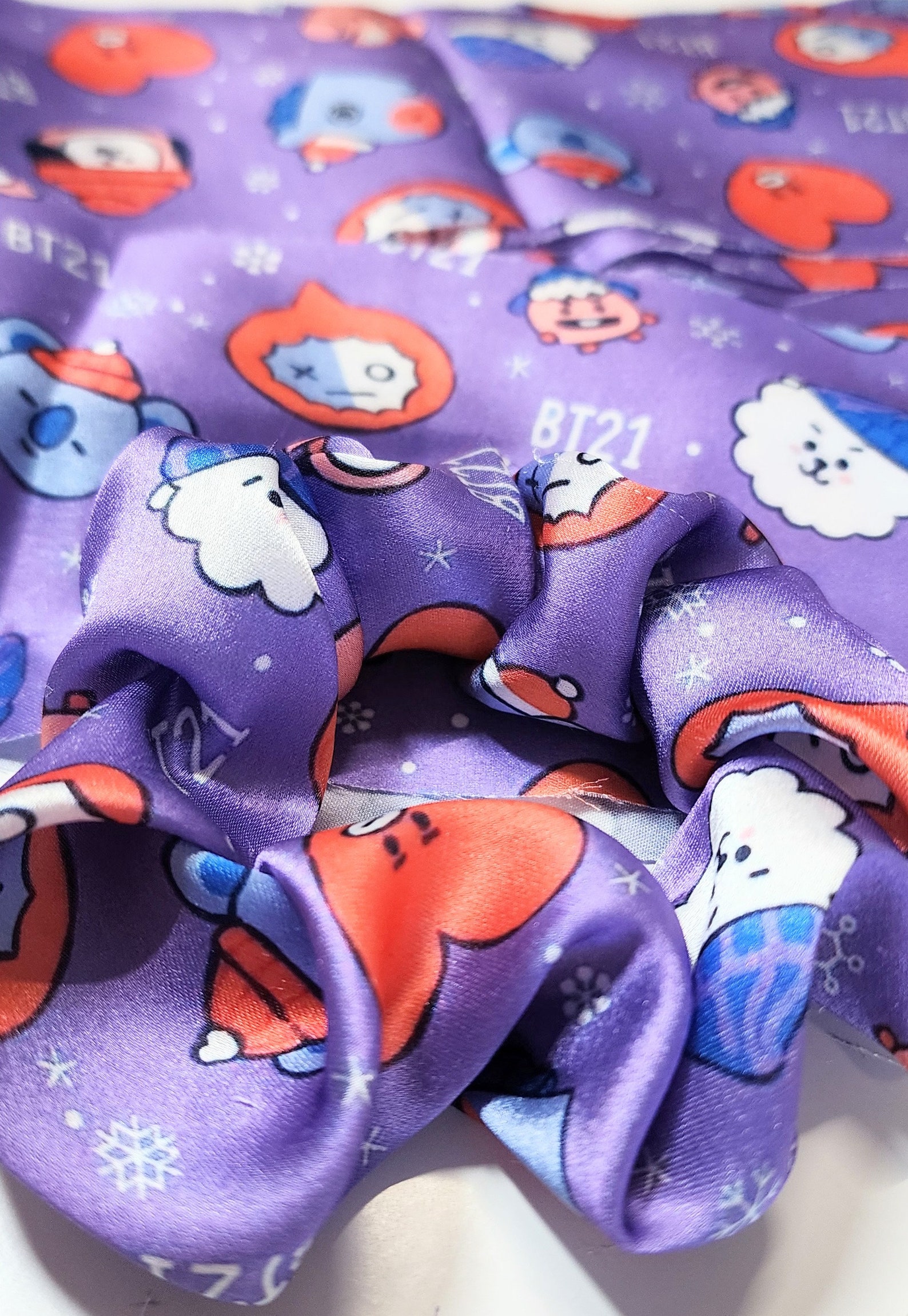 BT21 Winter Scrunchies BT21 BTS Kpop BTS Scrunchies - Etsy