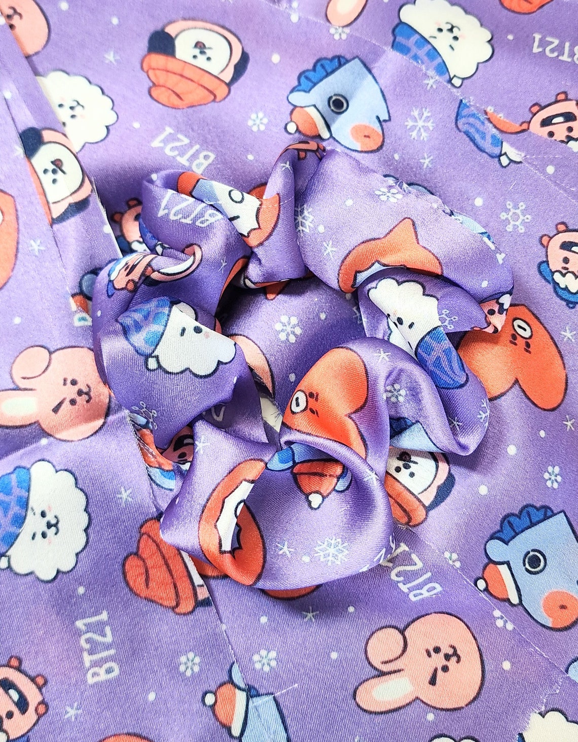 BT21 Winter Scrunchies BT21 BTS Kpop BTS Scrunchies - Etsy