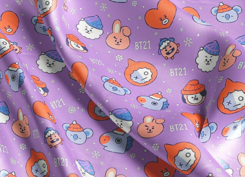 BT21 Winter Scrunchies BT21 BTS Kpop BTS Scrunchies - Etsy