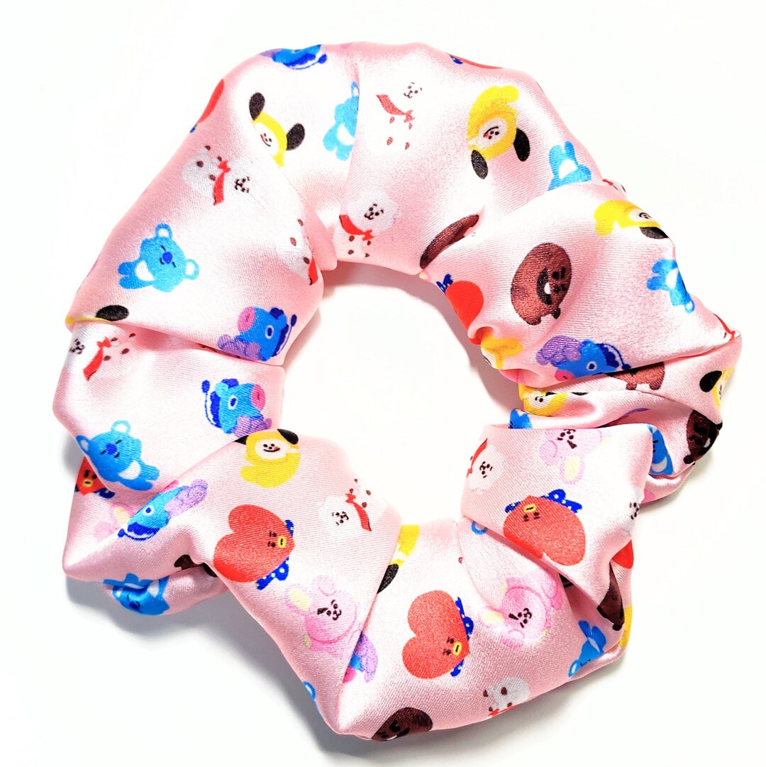 BT21 Pink Scrunchies BT21 BTS Kpop BTS Scrunchies Koya RJ Mang Tata ...