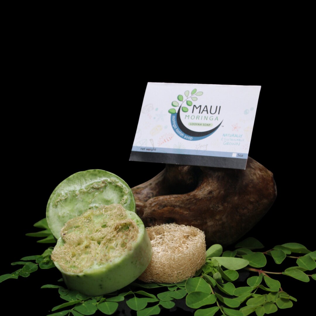 Maui Moringa Loofah Soap (with Goatsmilk) - Etsy