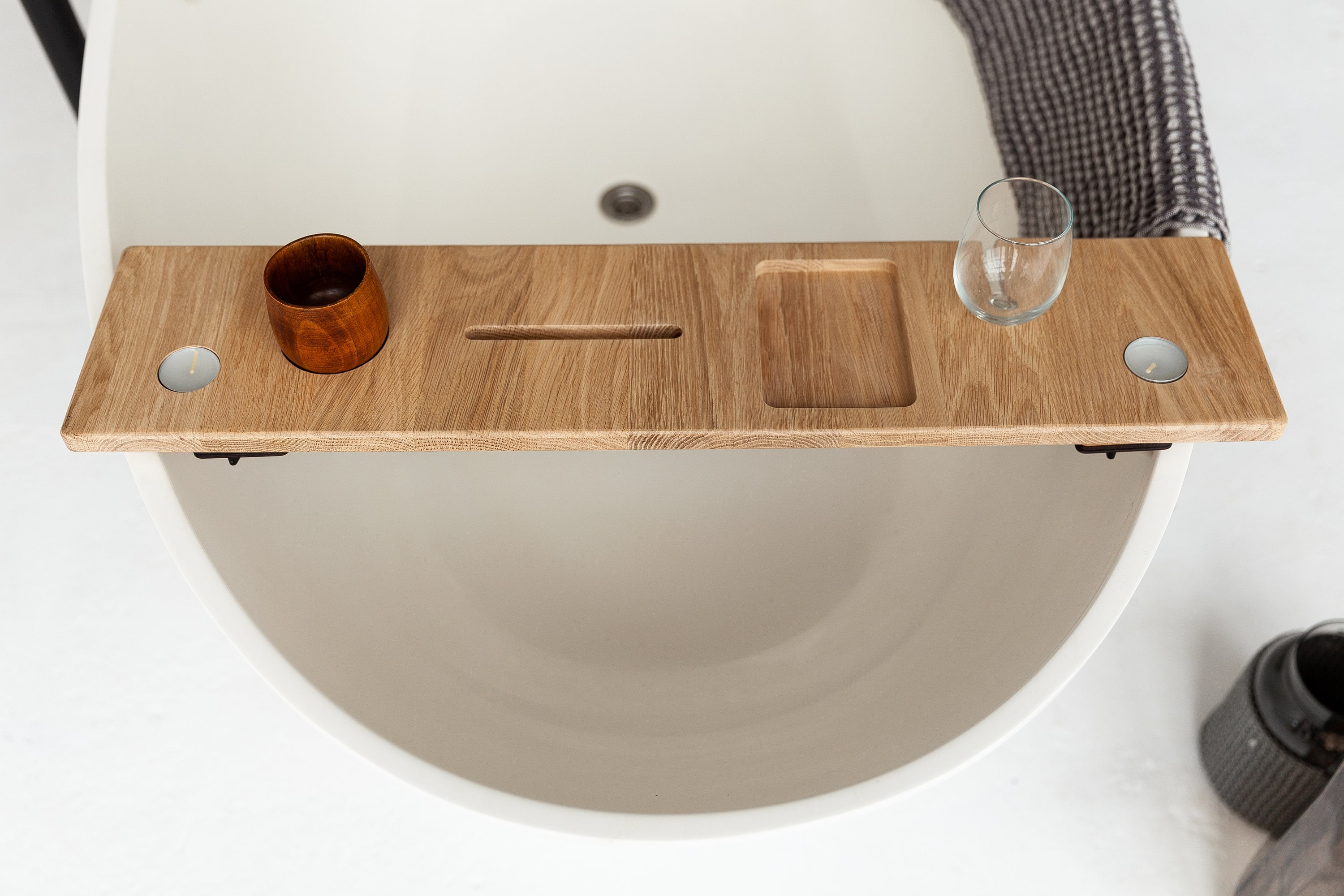 Bathtub Caddy, Bath Tray, Bath Board, Book & Tablet Bath Accessories ...