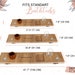 Bath Caddy, Oak Bath Caddy, Wooden Bath Tray, Bathroom Storage ...