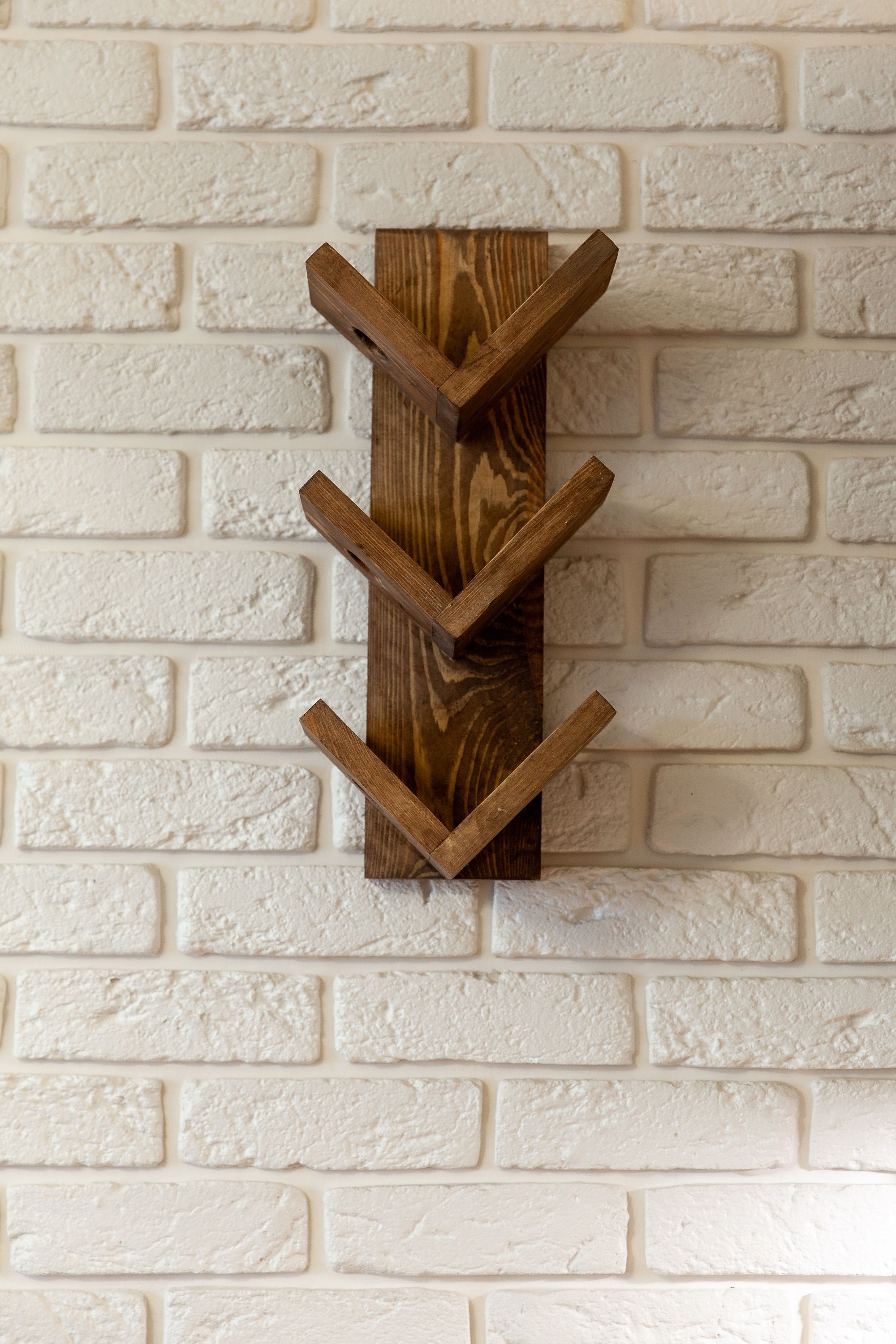 Corner Wine Rack Wood Wine Storage Rack Store 3 Bottles on - Etsy