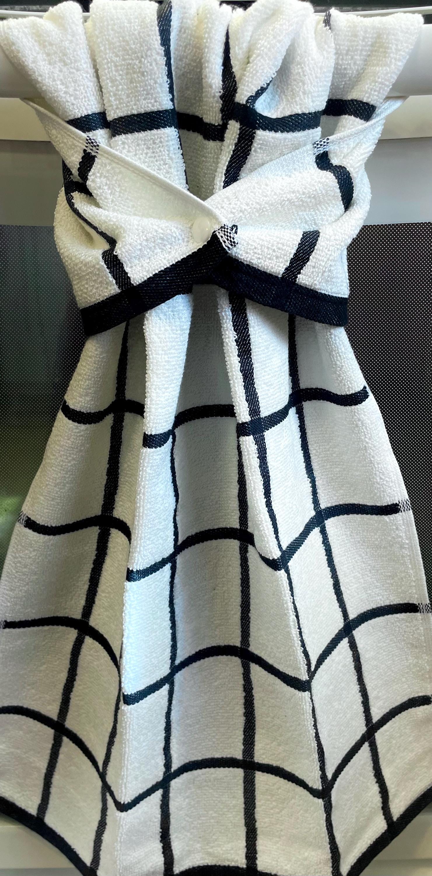 Stay Put Kitchen Hanging Towel- Hanging Hand Towel -bathroom Towel ...