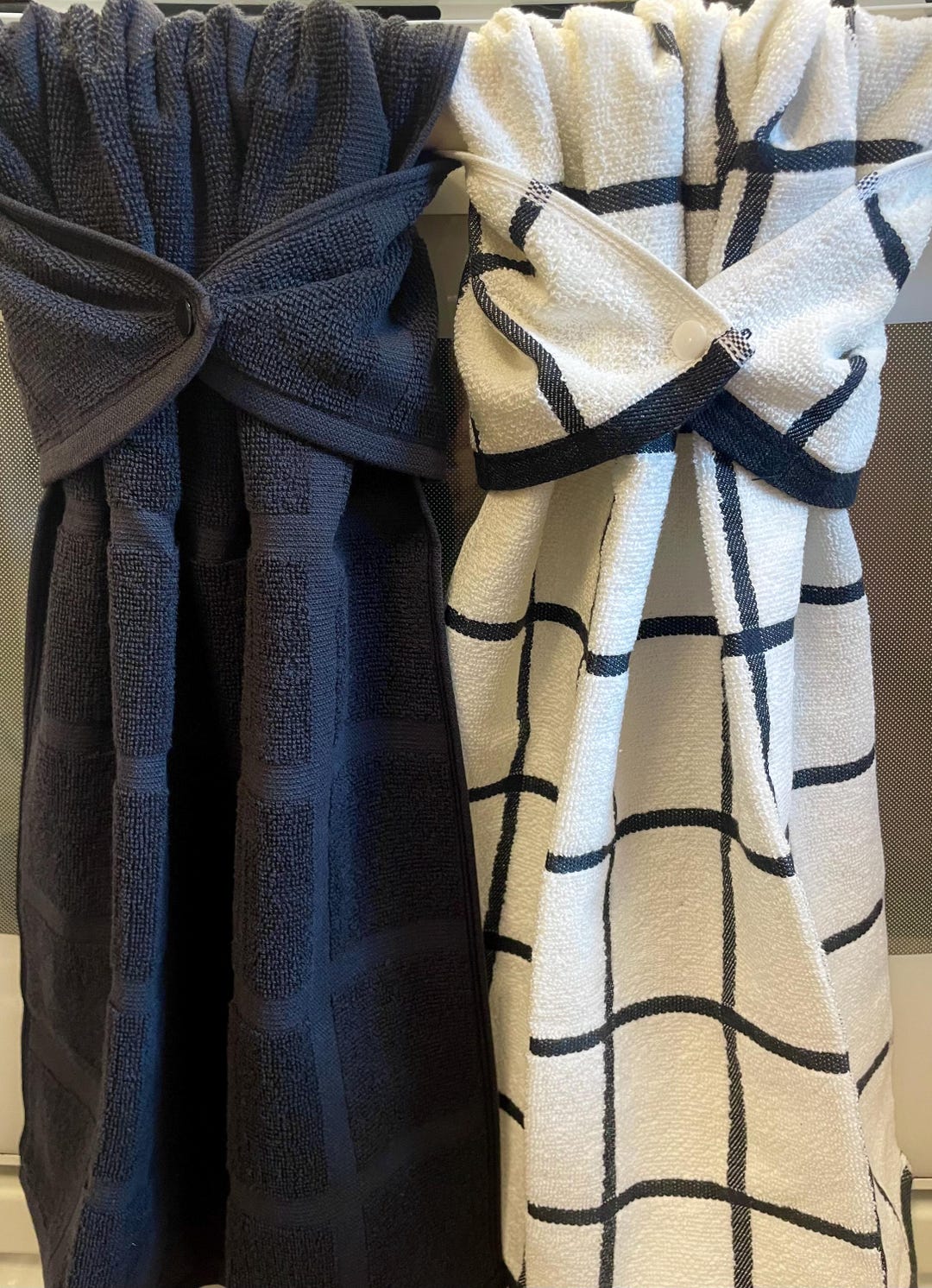 Stay Put Kitchen Hanging Towel- Hanging Hand Towel -bathroom Towel ...