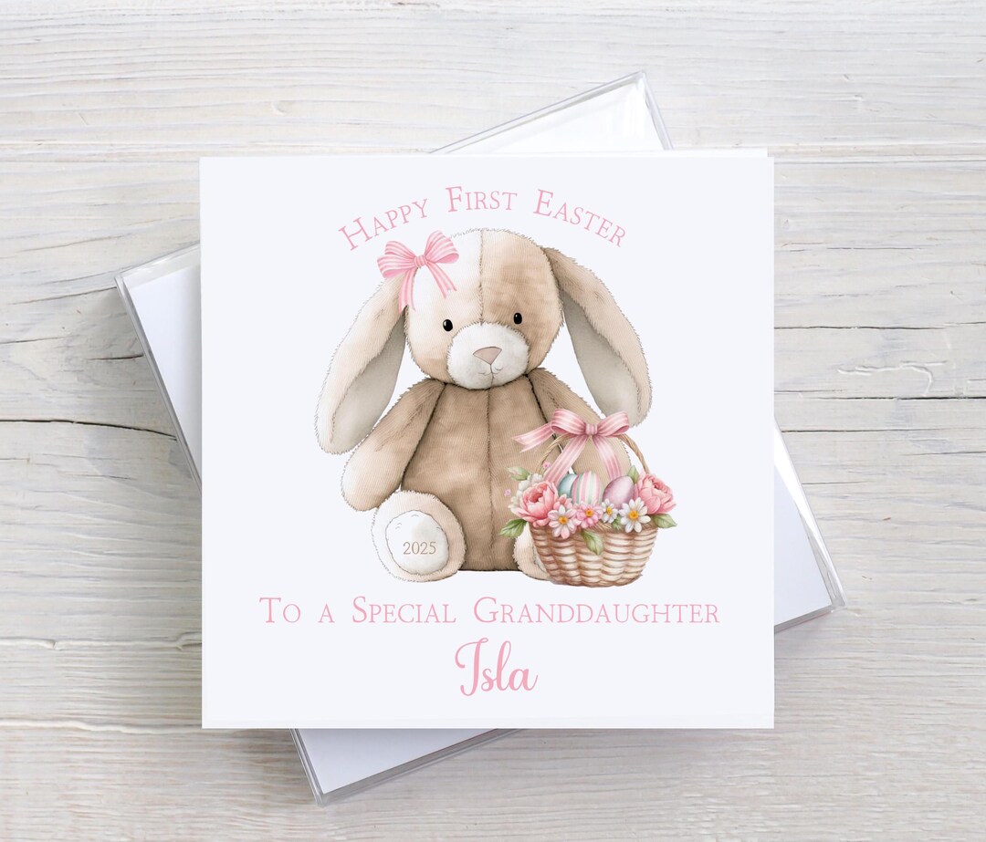First Easter Card - Personalised 1st Easter Card for Daughter ...