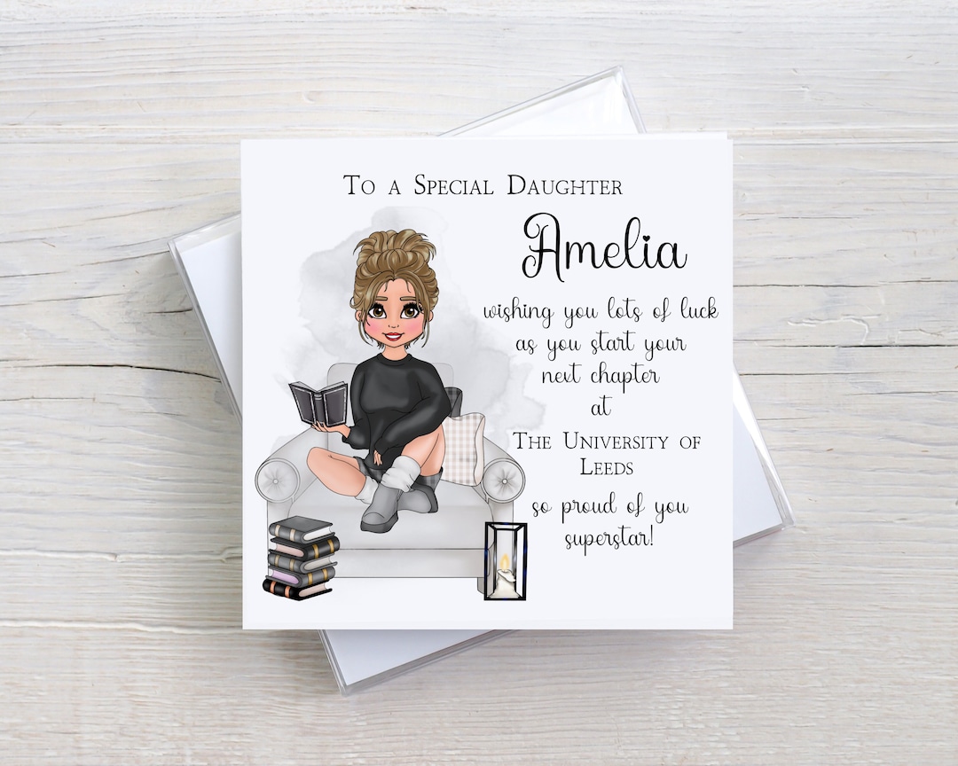 Personalised off to University Card | Good Luck at University Card ...