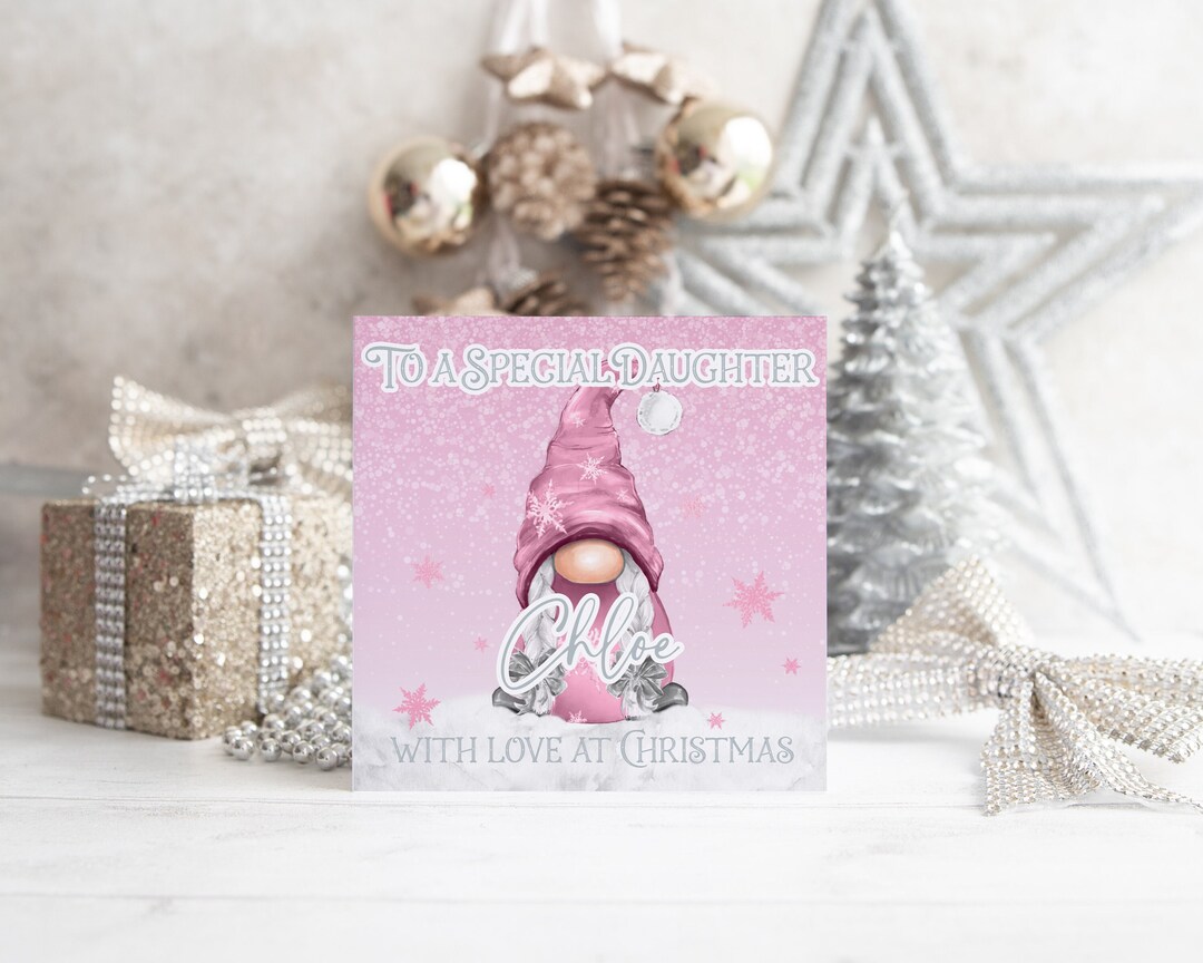 Personalised Christmas Gonk Card Gonk/gnome Christmas Card Card for ...
