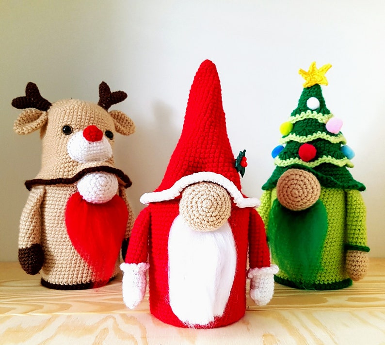 Secret Surpise Santa Gnome Bottle Holder Novelty Christmas - Etsy