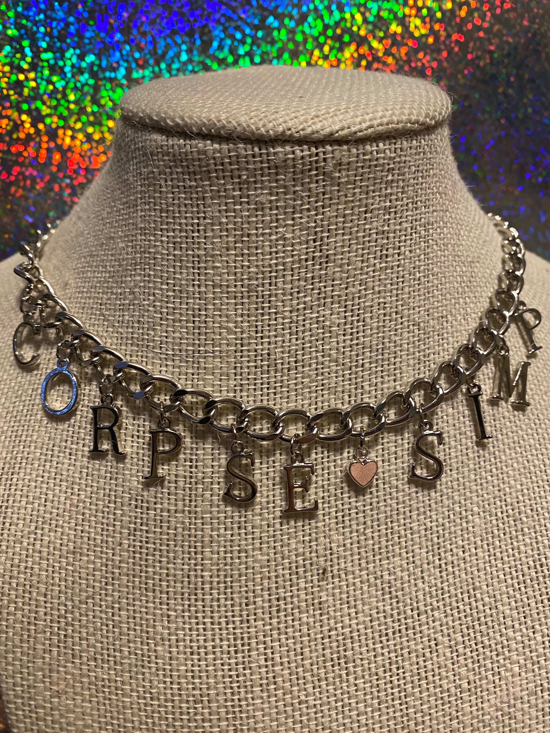 Corpse Simp Chain Necklace Simp Collier Corpse Mari Alt E Girl | Etsy