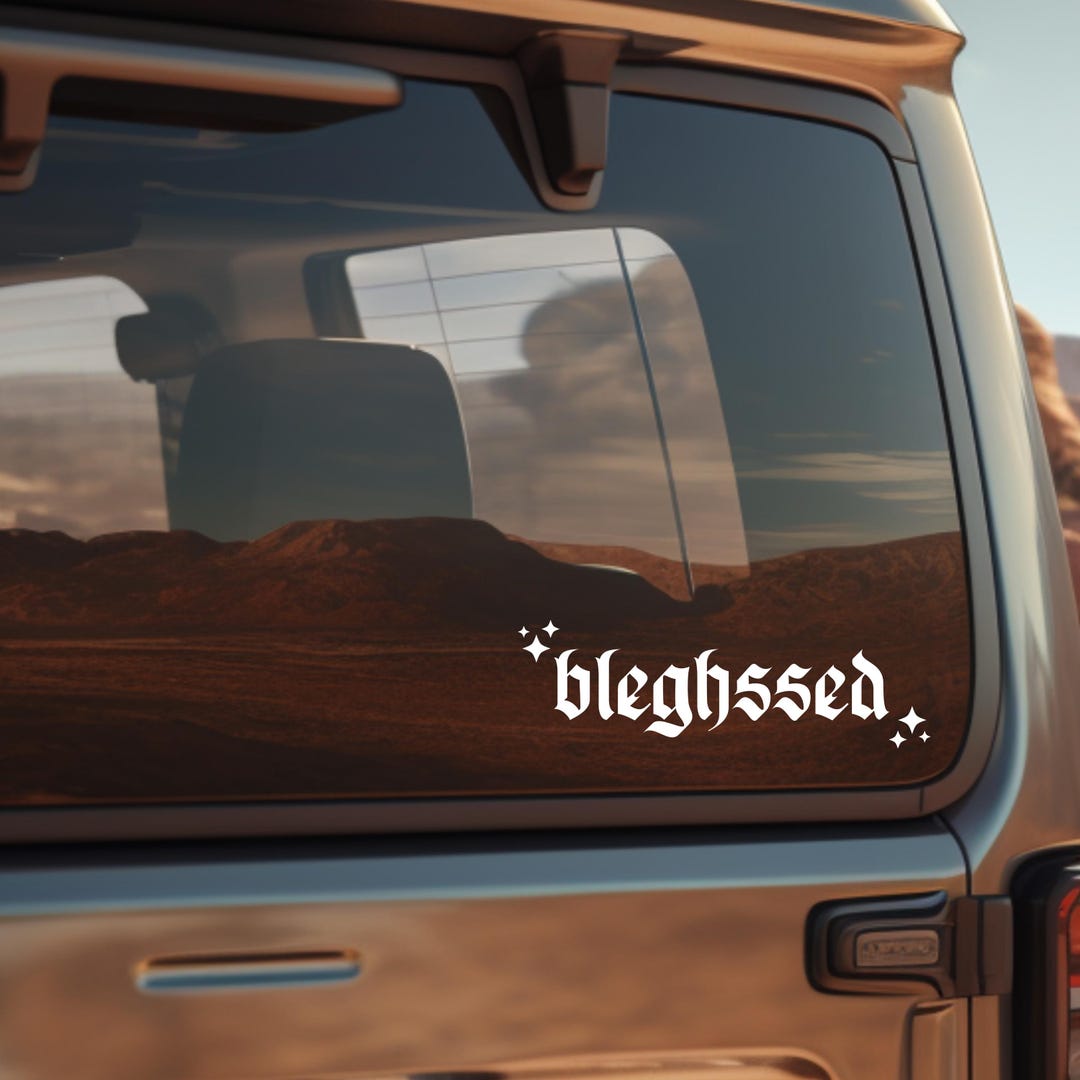 Bleghssed Vinyl Decal, Alt Decal, Alt Sticker, Metalcore, Chris ...