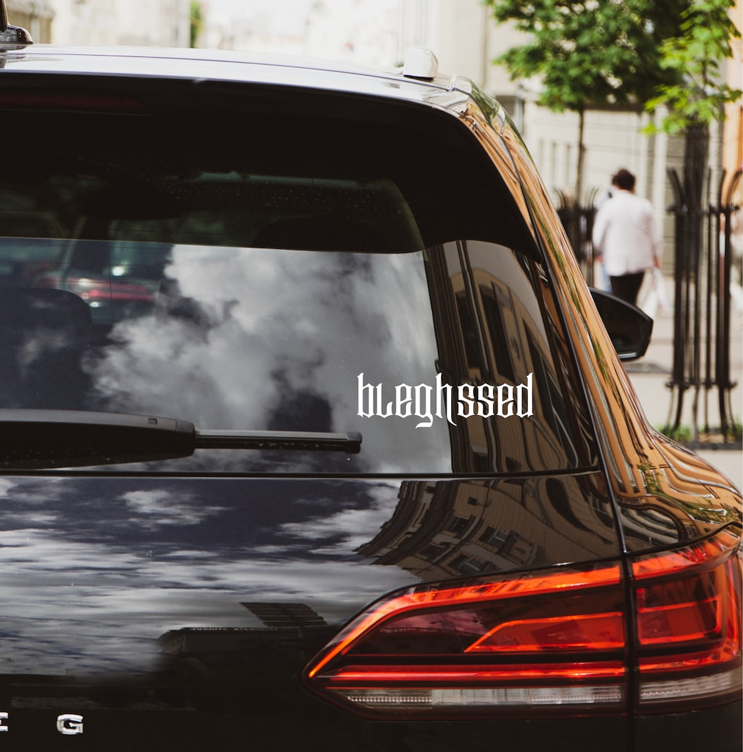 Bleghssed V1 Vinyl Car Decal, Chris Motionless, MIW Decal, Metal Decal ...