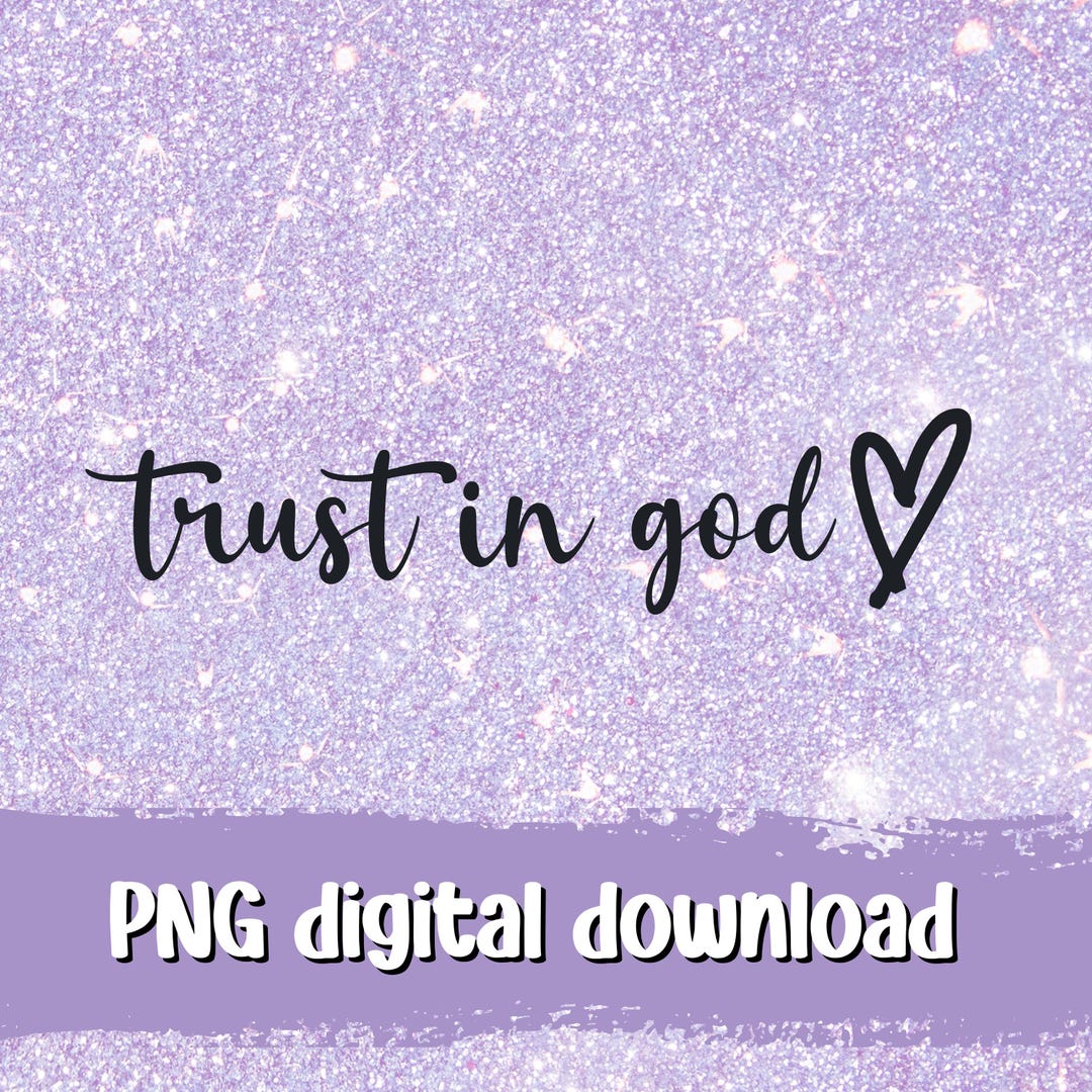 Trust in God SVG – Christian Faith Cut File for Cricut & Silhouette ...