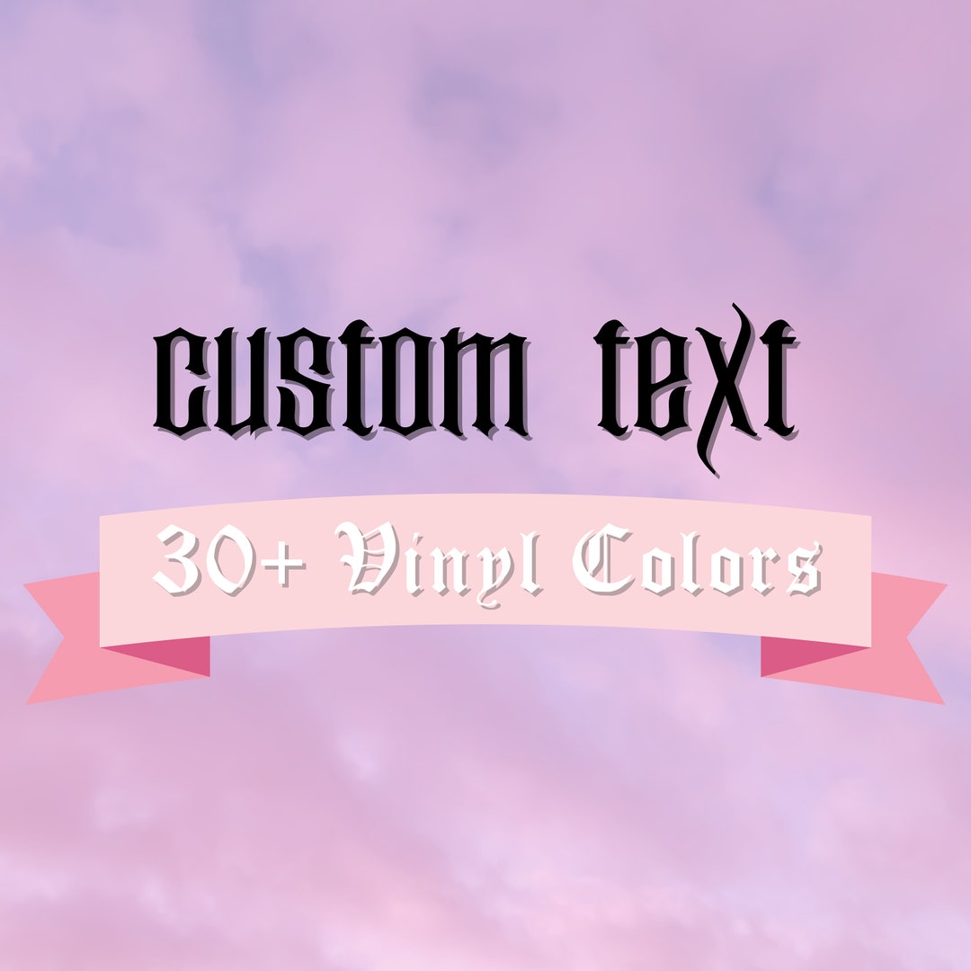 Custom Vinyl Decal, Goth Vinyl Decal, Alt Decal, Spooky Car Accessories ...