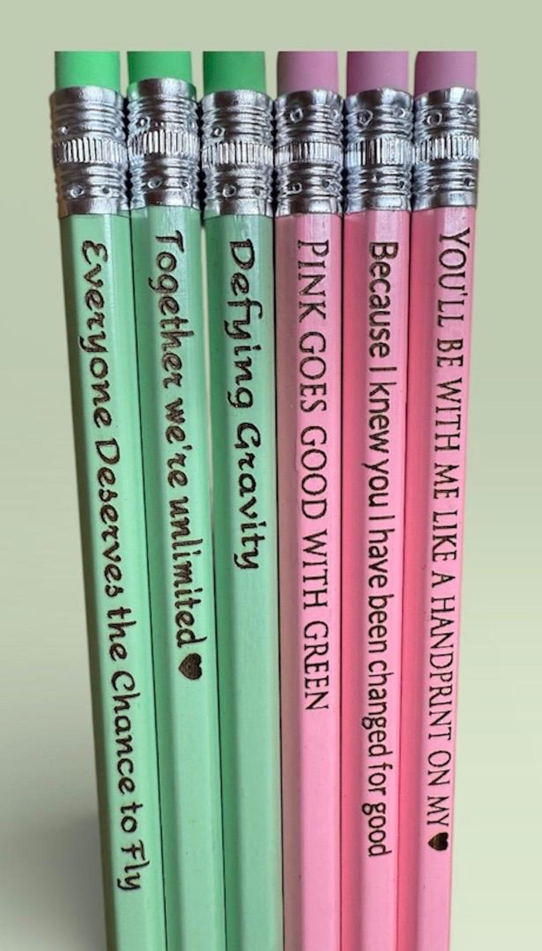 Wicked Inspired Pencils, Set of 6 - Etsy