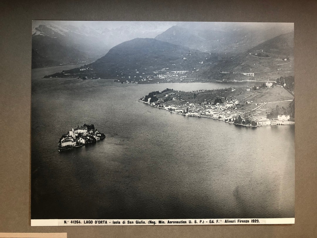 Fratelli Alinari / Photographic Print of the Island of S. Giulio 1929 ...
